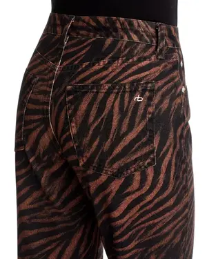 Rag & Bone Miramar Printed Ankle Jeans