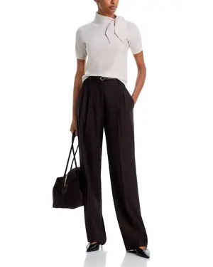 EMME Shimmer Bow Neck Top