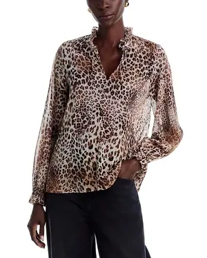 EMME Georgette Split Neck Blouse