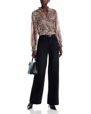 EMME Georgette Split Neck Blouse