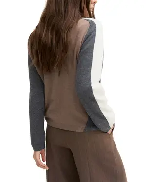 EMME Wool & Cashmere Colorblocked Turtleneck Sweater Exclusive