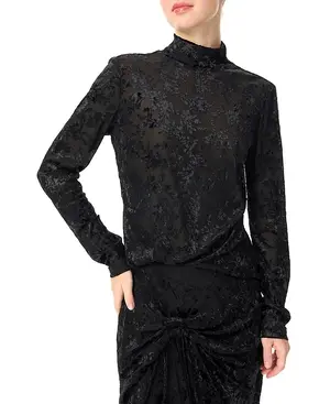 JANET HOWARD NEW YORK Poppy Top - Black