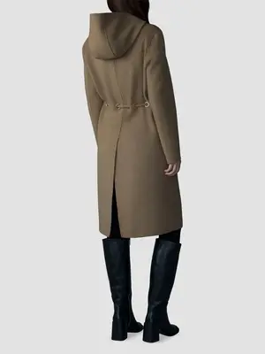 Mackage Blithe Hooded Wool Coat