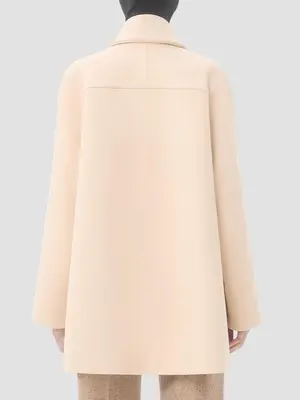 Valentino Garavani Wool Drape Peacoat