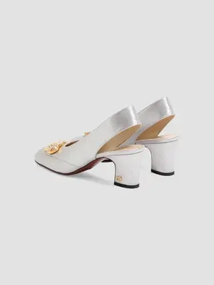 Valentino Garavani Adamantine 60mm Slingback Pumps In Glitter Fabric
