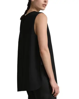 A.emery The Macki Crepe Sleeveless Side Slit Top