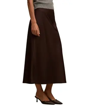 EVER NEW Sally Satin Slip Skirt
