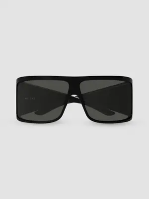 Gucci Lettering Gg2274s Shield Injection Sunglasses