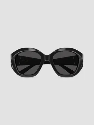 Gucci Interlocking G Gg2200s Angles Round Sunglasses