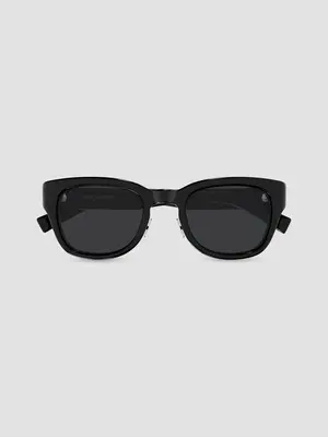 Saint Laurent Squared Injection Sunglasses - Black