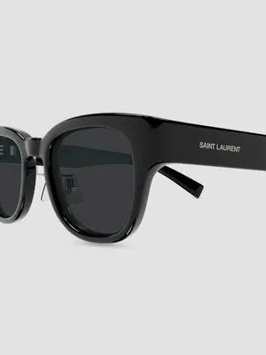 Saint Laurent Squared Injection Sunglasses - Black