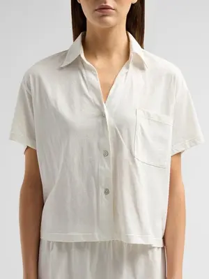 Eberjey Pima Cotton Short Pajama Set