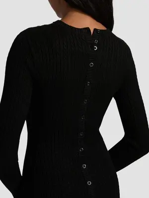 FLEUR DU MAL Quinn Lace-inset Minidress