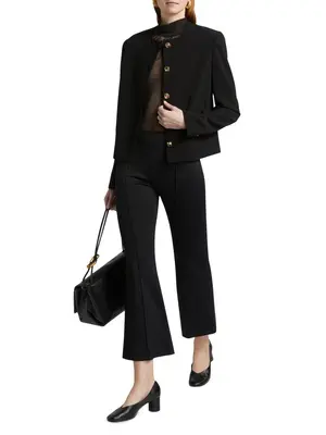 Rosetta Getty Tailored Crewneck Jacket