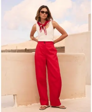 Mint Velvet Wide Leg Utility Trousers