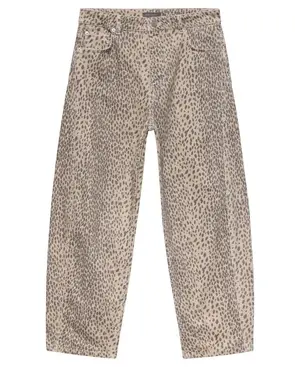 Mint Velvet Leopard Print Tapered Jean