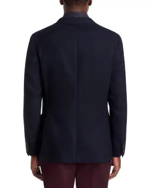 Corneliani Wool Blend Twill Id Jacket & Removable Bib