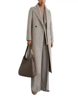 REISS Petite Daia Wool Blend Herringbone Coat