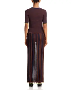 ZANKOV Gago Short Sleeve Maxi Dress