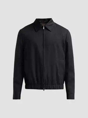 SLOWEAR Teckno Sartorial Wool-silk Jacket - Black
