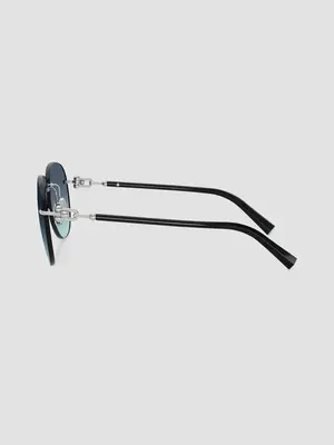 Tiffany & Co. 59mm Aviator Sunglasses - Silver