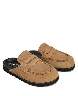 NAKED WOLFE Cord Suede Slipper - Desert