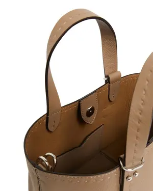 Max Mara Archetipo Extra Small Leather Handbag - Mud