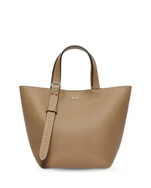 Max Mara Archetipo Extra Small Leather Handbag - Mud