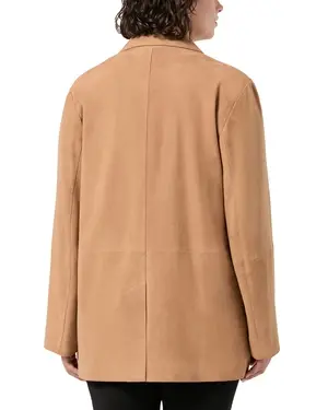 Marina Rinaldi Suede Oversized Blazer