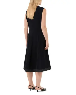 Marina Rinaldi V Neck Sleeveless Midi Dress