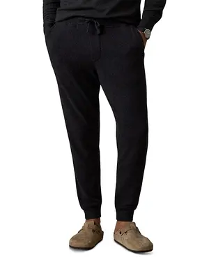 Faherty Brand Legend Cuffed Drawstring Sweatpants Heathered