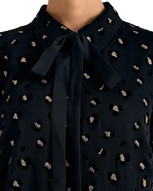 PHASE EIGHT Ines Sparkle Leopard Swing Dress