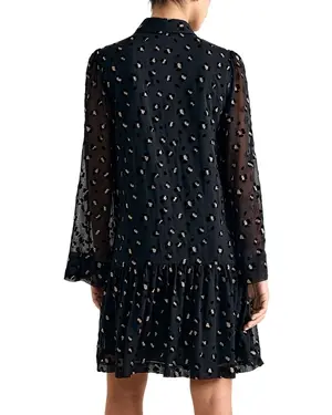 PHASE EIGHT Ines Sparkle Leopard Swing Dress