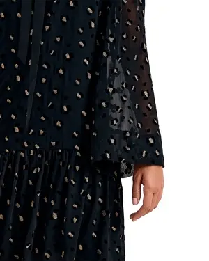 PHASE EIGHT Ines Sparkle Leopard Swing Dress