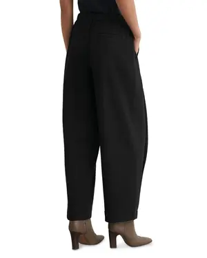 REISS Leoni Cotton Blend Barrel-leg Pants
