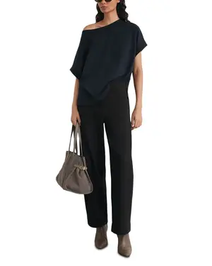 REISS Sia Cotton Off-the-shoulder Top