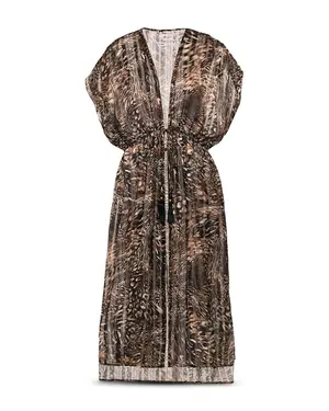 Miraclesuit Cat Call Kimono Swim Cover-up
