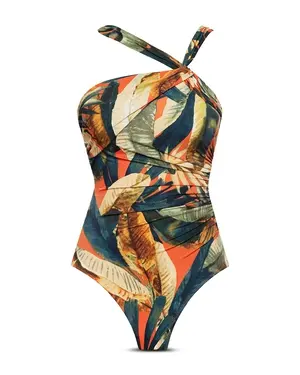 Miraclesuit Tropical Sole Europa Twist One Piece Swimsuit