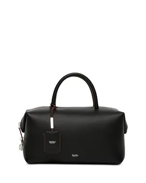 Max Mara Medium Calfskin Bowler Bag - Black