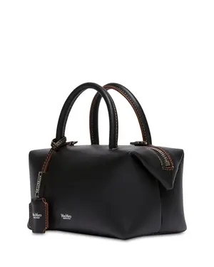 Max Mara Calfskin Leather Bowler Bag