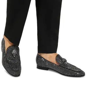Kurt Geiger Hugh 2 Embellished Leather Loafers