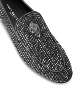 Kurt Geiger Hugh 2 Embellished Leather Loafers