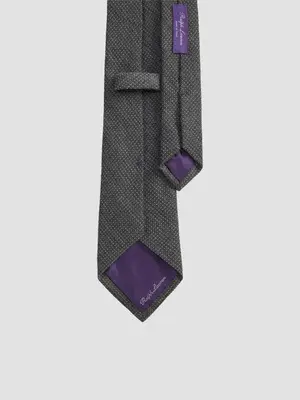 Ralph Lauren Purple Label Wool-silk Textured Tie