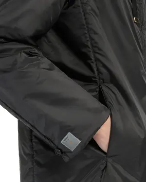 Max Mara Hooded Zip Front Quilted Jacket
