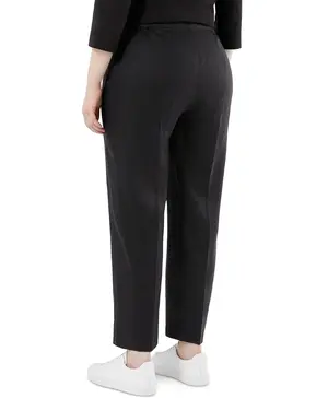 Marina Rinaldi Linen Cigarette Pants