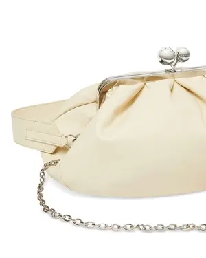 Max Mara Deconstructed Medium Pasticcino Leather Bag