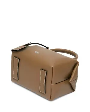 Max Mara Small Leather Bowler Bag - Mud