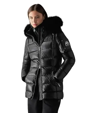 Moose Knuckles Celestia Down Puffer Jacket - Black