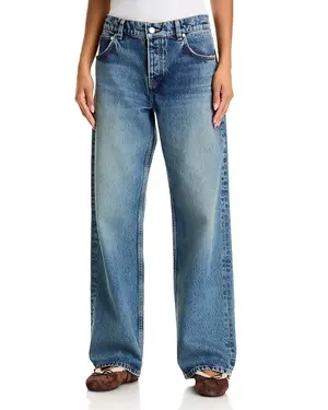 EB DENIM Mid Rise Baggy Jeans - Mariner