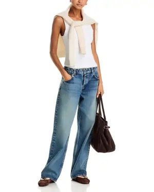 EB DENIM Mid Rise Baggy Jeans